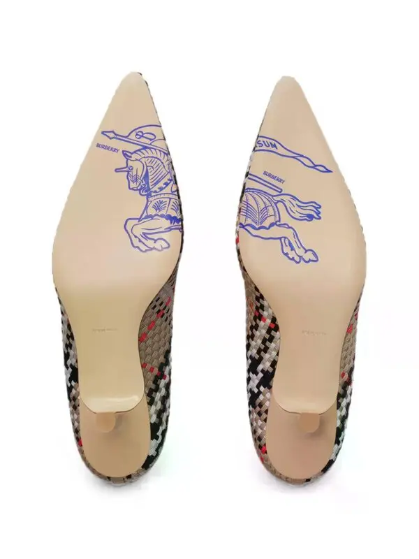 Burberry Check Dame Pumps