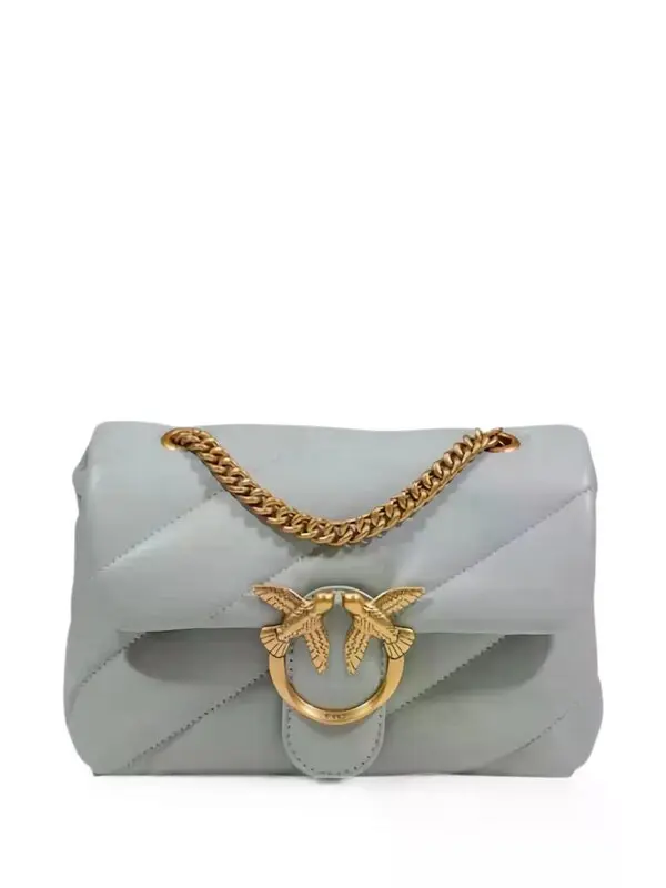 Pinko Mini Love Puff Quilted Shoulder Bag - Grey