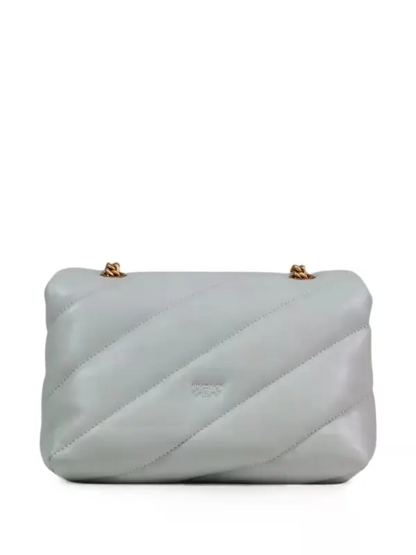Pinko Mini Love Puff Quilted Shoulder Bag - Grey