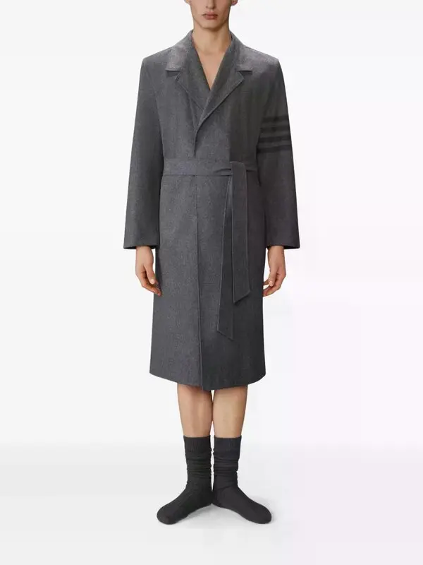 Thom Browne 4-bar Stripe Dressing Gown