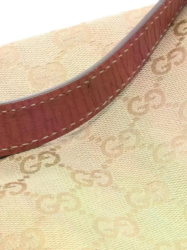 Gucci 2000s Gg Canvas Charm Shoulder Bag