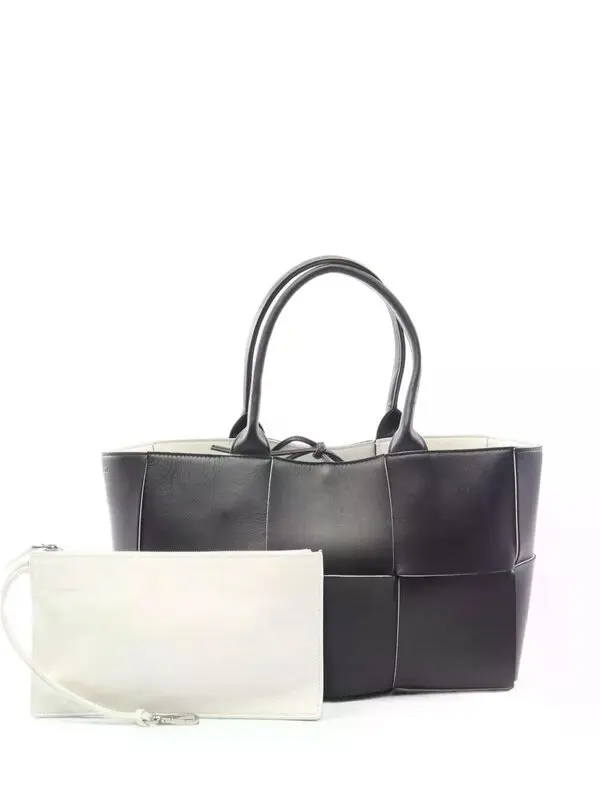 Bottega Veneta Arco Intrecciato Tote Bag - Black