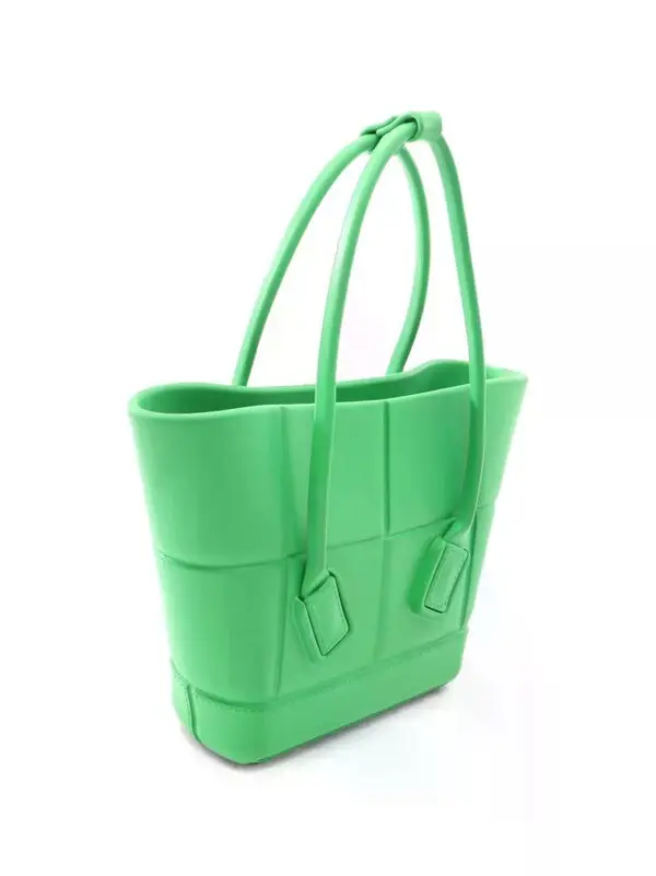 Bottega Veneta Arco Rubber Tote Bag - Green