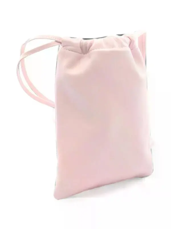 Burberry 2010s Mini Pochette Drawstring Shoulder Bag