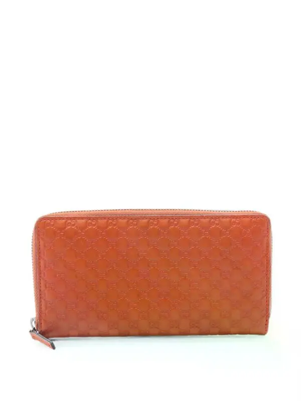 Gucci 2000s Micro Gg Guccissima Long Wallet