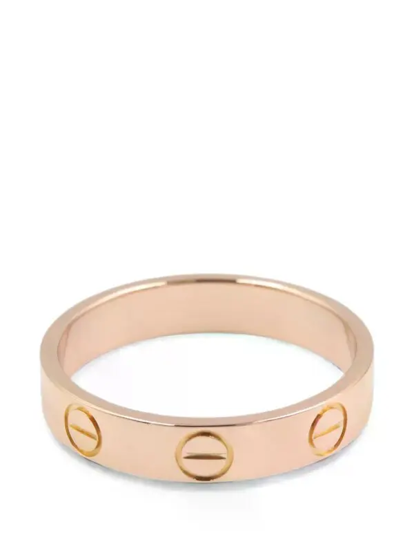 Cartier 18k Rose Gold Love Ring - Pink