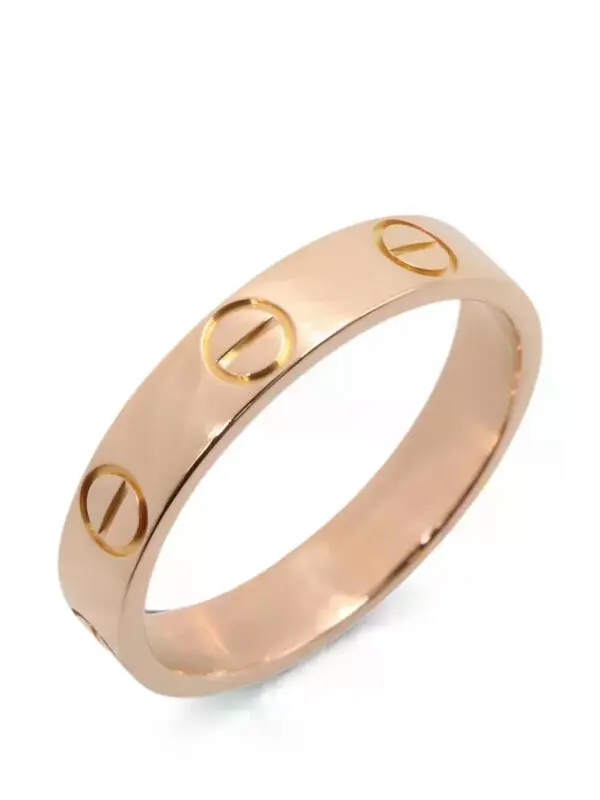 Cartier 18k Rose Gold Love Ring - Pink