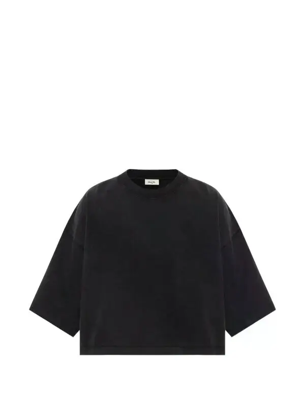American Vintage Afoma Crew Neck T-shirt - Black
