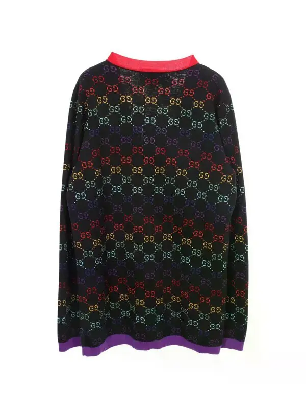 Gucci 2010s Gg Pattern Cardigan