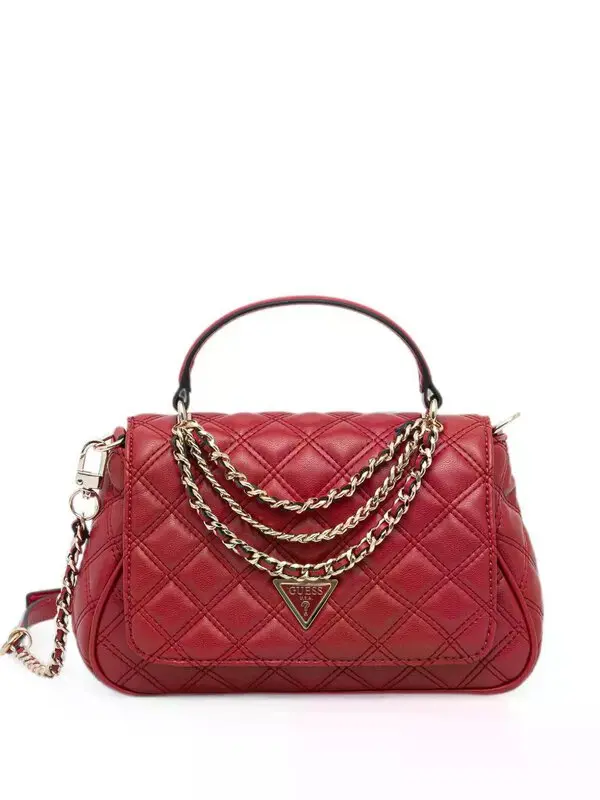 Guess Giully Chain-link Tote Bag - Red