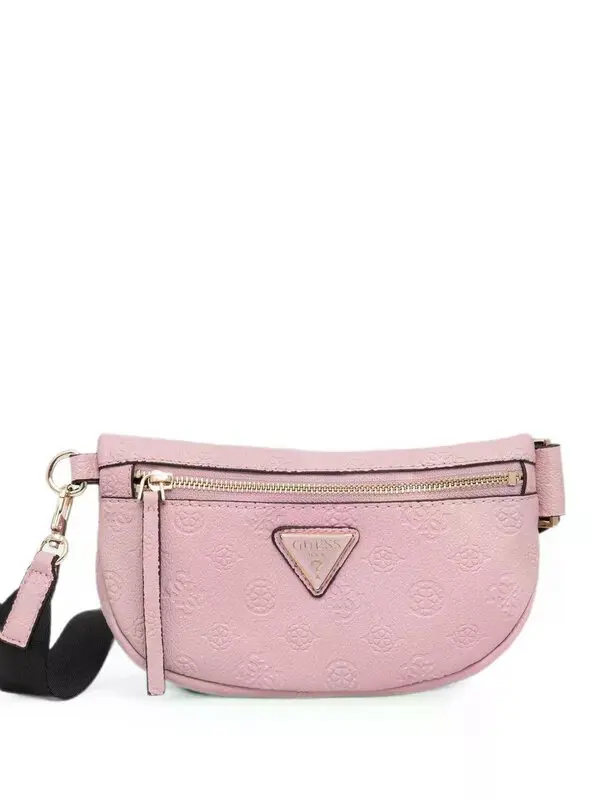 Guess Logo-embossed Belt Bag - Pink