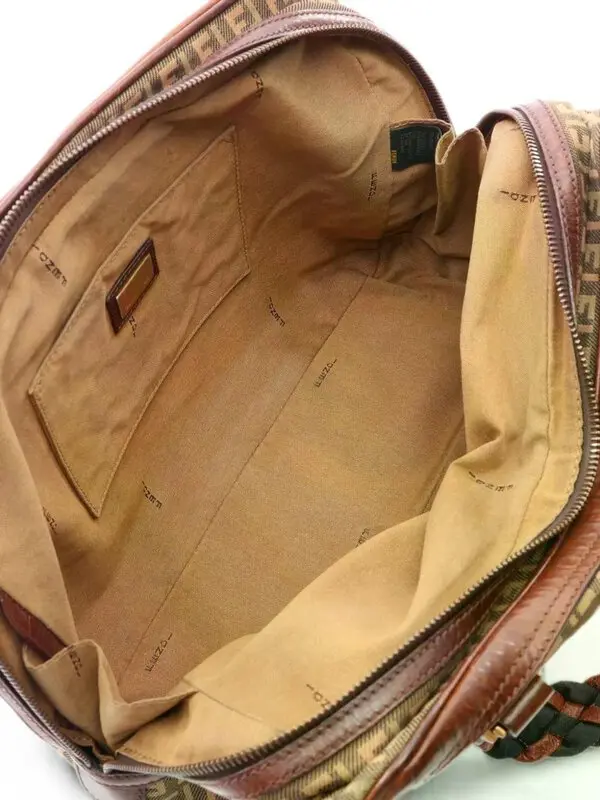 Fendi 2000s Mini Boston Zucchino Tote Bag