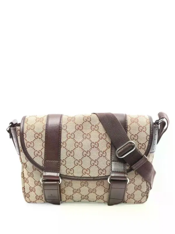 Gucci 2000s Gg Canvas Shoulder Bag