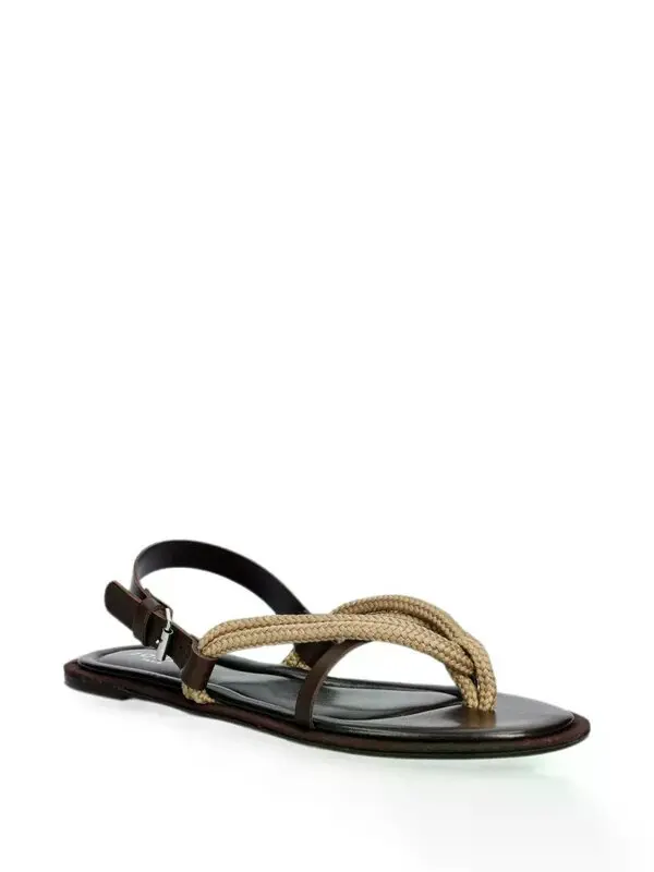 JONAK PARIS Emeline Braided Strap Sandals