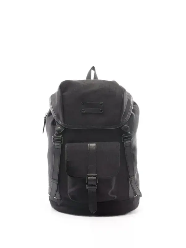 Burberry 2010s Buckle-fastening Backpack - Black