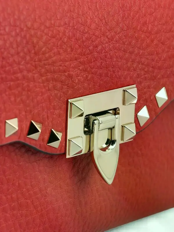 Valentino Garavani Small Rockstud Cross Body Bag - Red