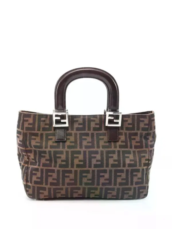 Fendi 2000s Zucca Tote Bag - Brown