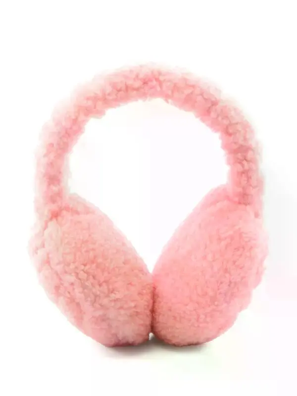 Gucci Shearling Earmuffs - Pink