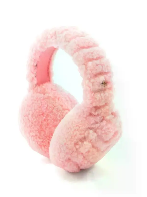 Gucci Shearling Earmuffs With Double G Logo