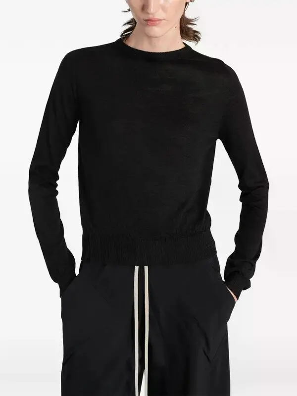 Rick Owens Ribbed-trim Sweater