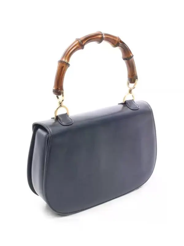 Gucci Bamboo Leather Satchel Bag