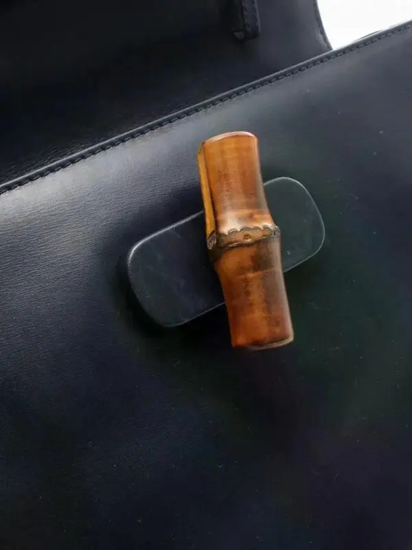 Gucci Bamboo Leather Satchel Bag