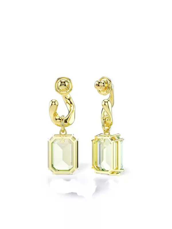 SWAROVSKI Octagonal-cut Crystal Earrings