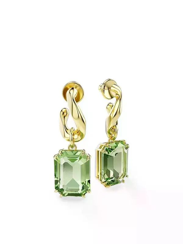 SWAROVSKI Octagonal-cut Crystal Earrings