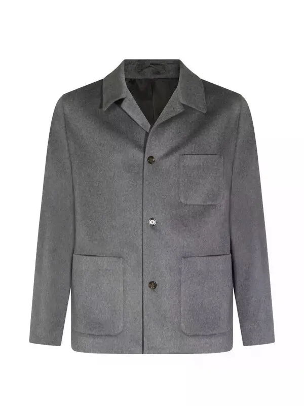 LARDINI Patch-pocket Cashmere Jacket