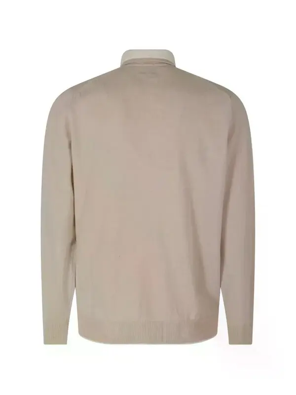 Eleventy Long-sleeve Polo Shirt