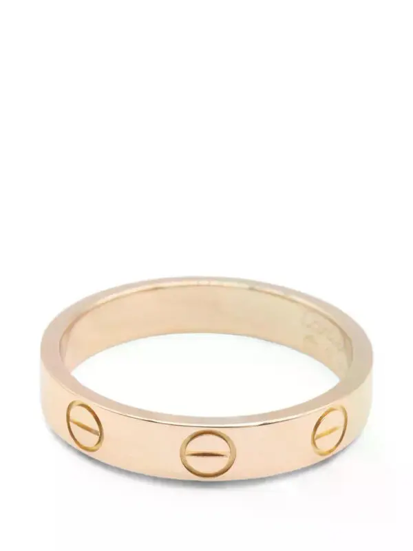 Cartier 18k Rose Gold Love Ring - Pink