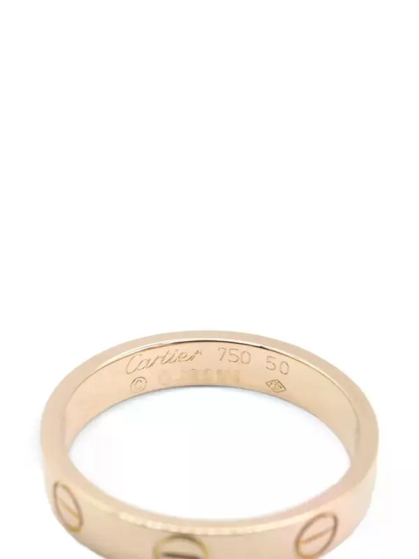 Cartier 18k Rose Gold Love Ring