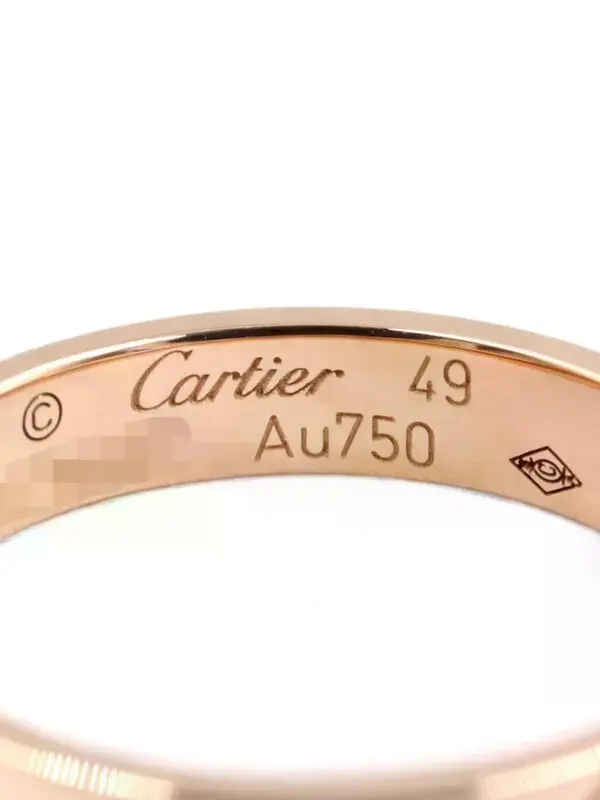 Cartier 18k Rose Gold Love Ring - Pink