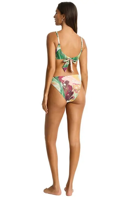SEA LEVEL Abyss Print Bikini Briefs