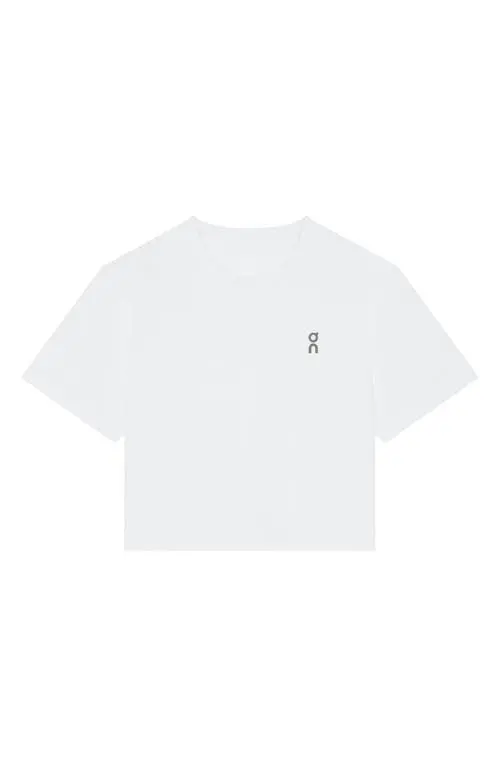 On Train-t Cropped T-shirt - White