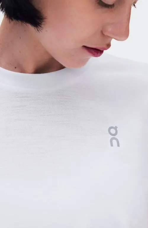 On Train-t Cropped T-shirt - White