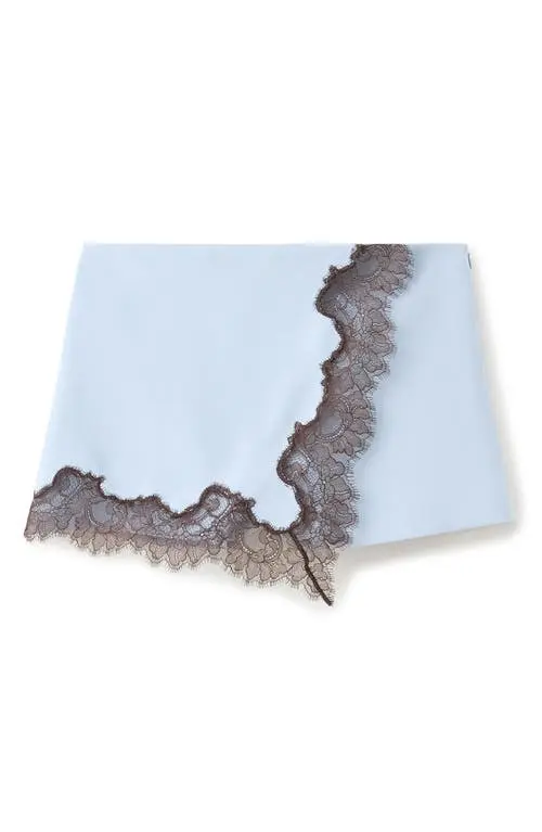 Mango Lace Trim Skort - Sky Blue