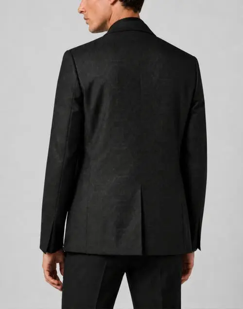 Philipp Plein Jacquard Blazer Regular Fit Monogram