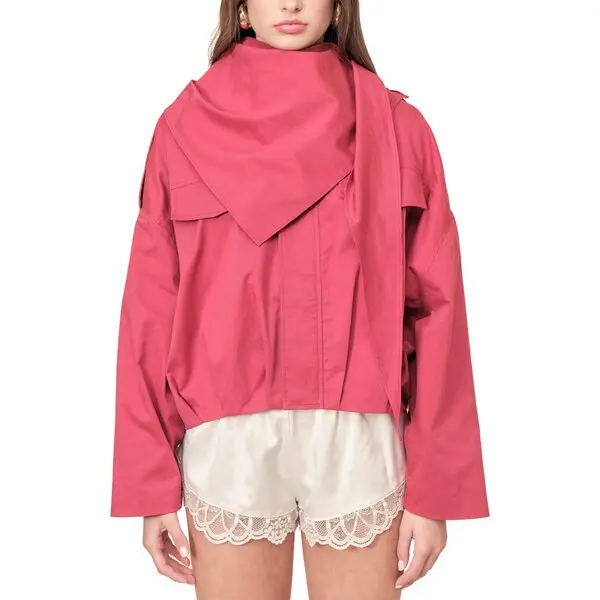 MAUDE CLUB Archie Jacket - Ruby