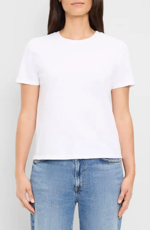 Michael Stars Becca Crewneck T-shirt - White
