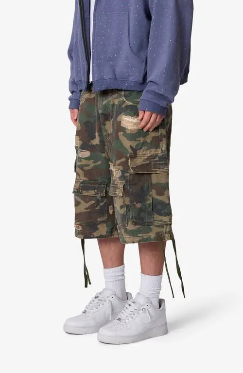 Mnml Distressed Baggy Cargo Shorts