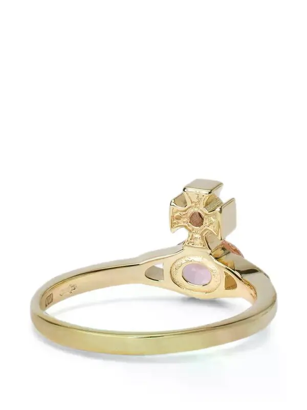 VIVIENNE WESTWOOD Allie Orb Crystal-embellished Ring - Gold