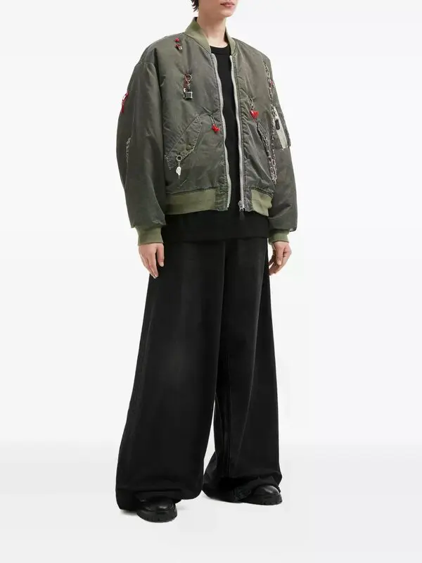 DOUBLET Chain-embellished Bomber Jacket