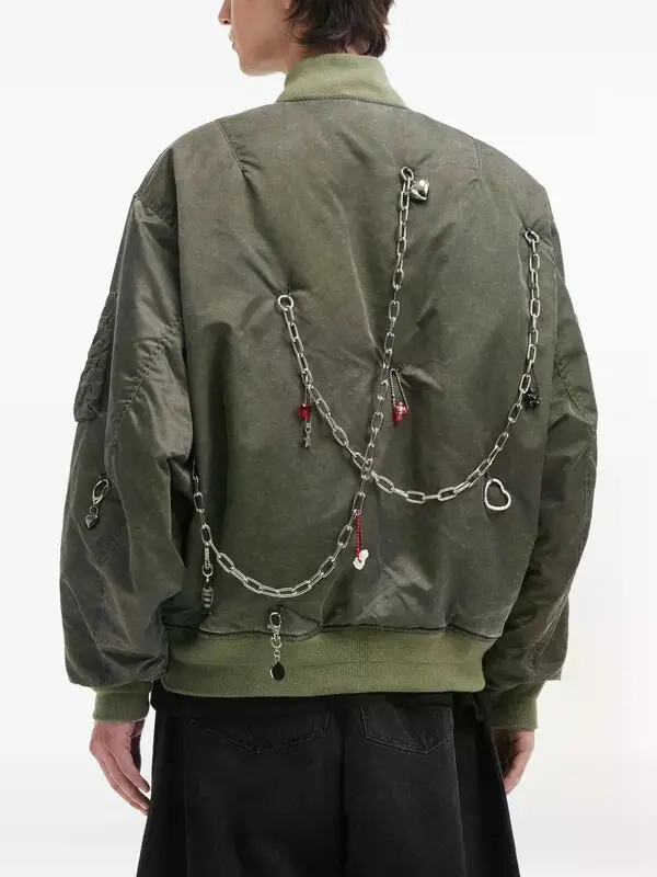 DOUBLET Chain-embellished Bomber Jacket
