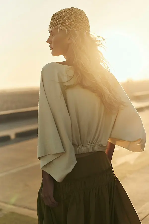 Free People Lennox Top - Toasted Eggnog
