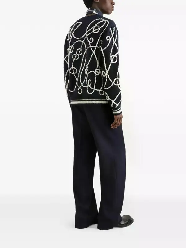 Dolce & Gabbana Virgin-wool Pullover With Embroidery