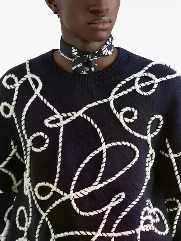 Dolce & Gabbana Virgin-wool Pullover With Embroidery