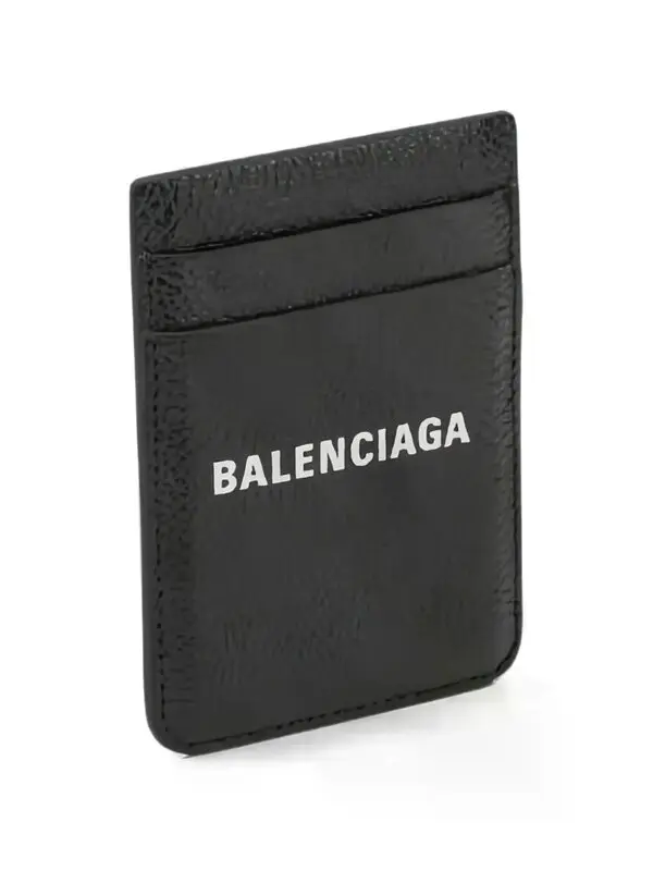 Balenciaga Logo-print Grained Cardholder