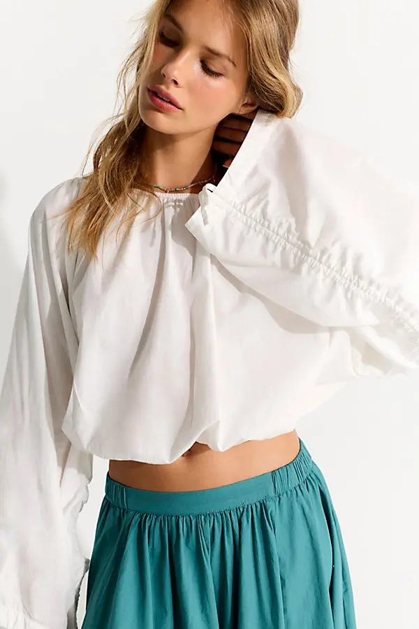 Free People Cabana Top - Clean Ivory