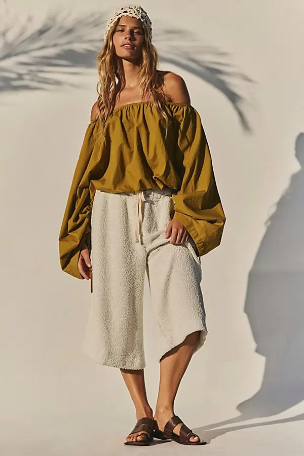 Free People Cabana Top - Dried Tobacco
